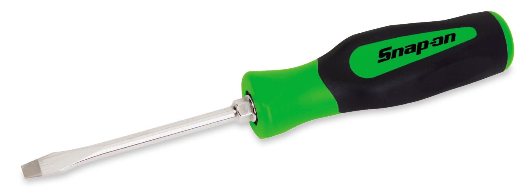 Flat Tip Instinct® Hard Grip Standard Screwdriver (Green) SHD4G – JRV